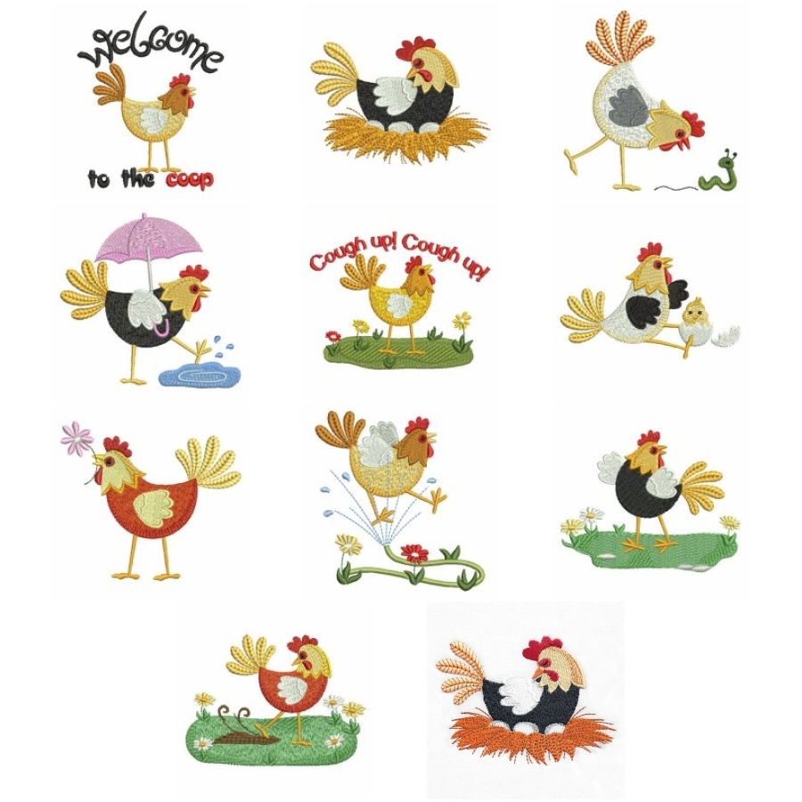 Funky Chickens | OregonPatchWorks