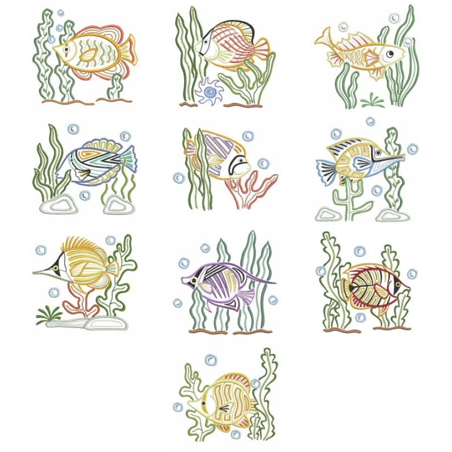 Hola Mola Tropical Fish | OregonPatchWorks