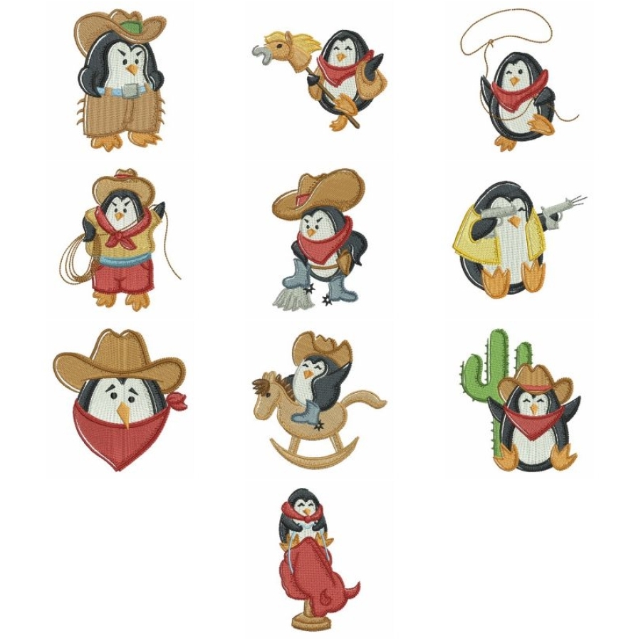 Cowboy Penguin | OregonPatchWorks