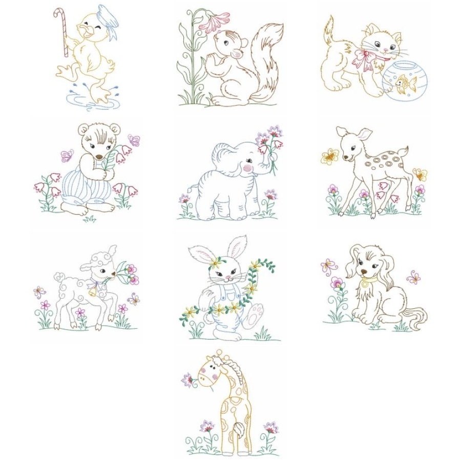Vintage Baby Animals 2 | OregonPatchWorks