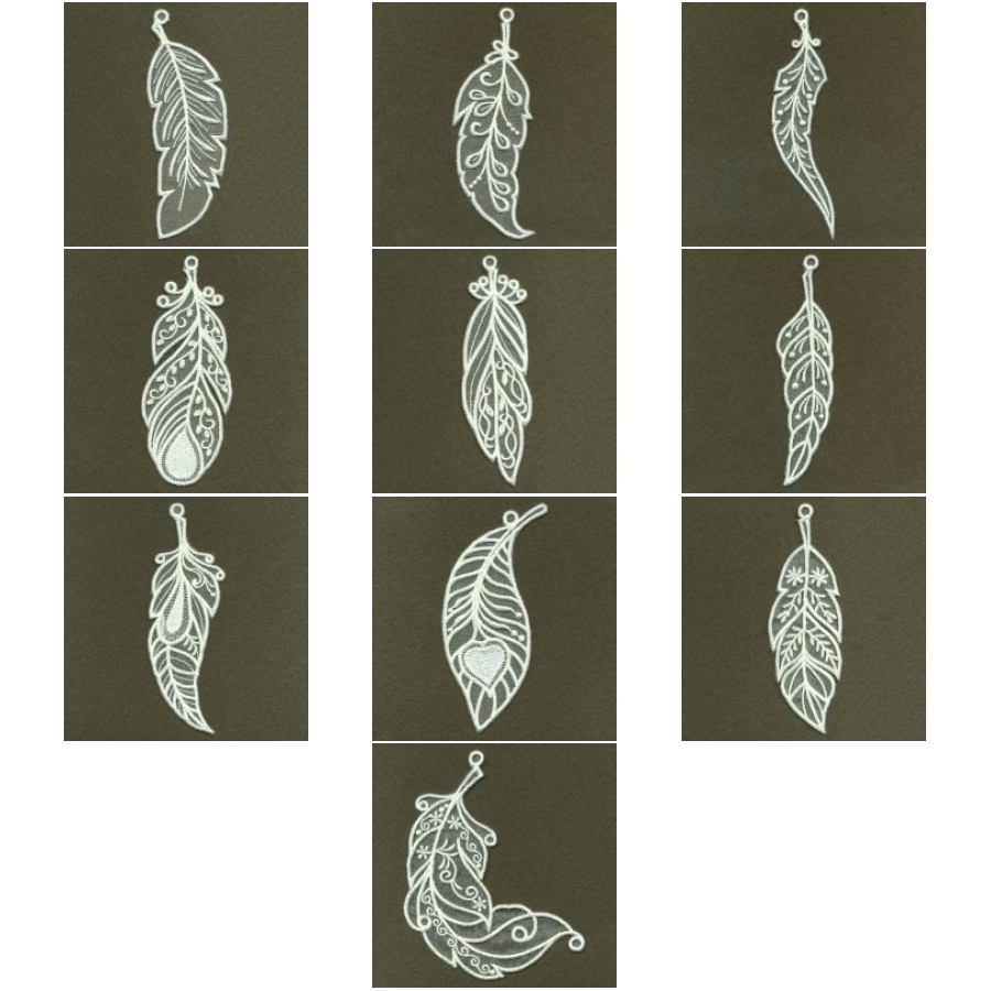 Organza Feathers | OregonPatchWorks