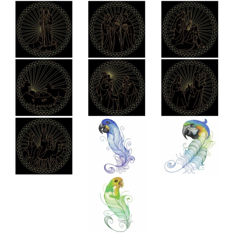 Parrot Feathers | OregonPatchWorks