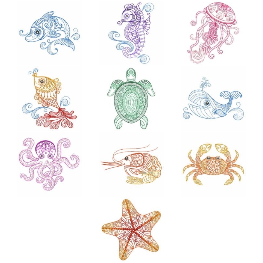 Vintage Sea Life 2 | OregonPatchWorks