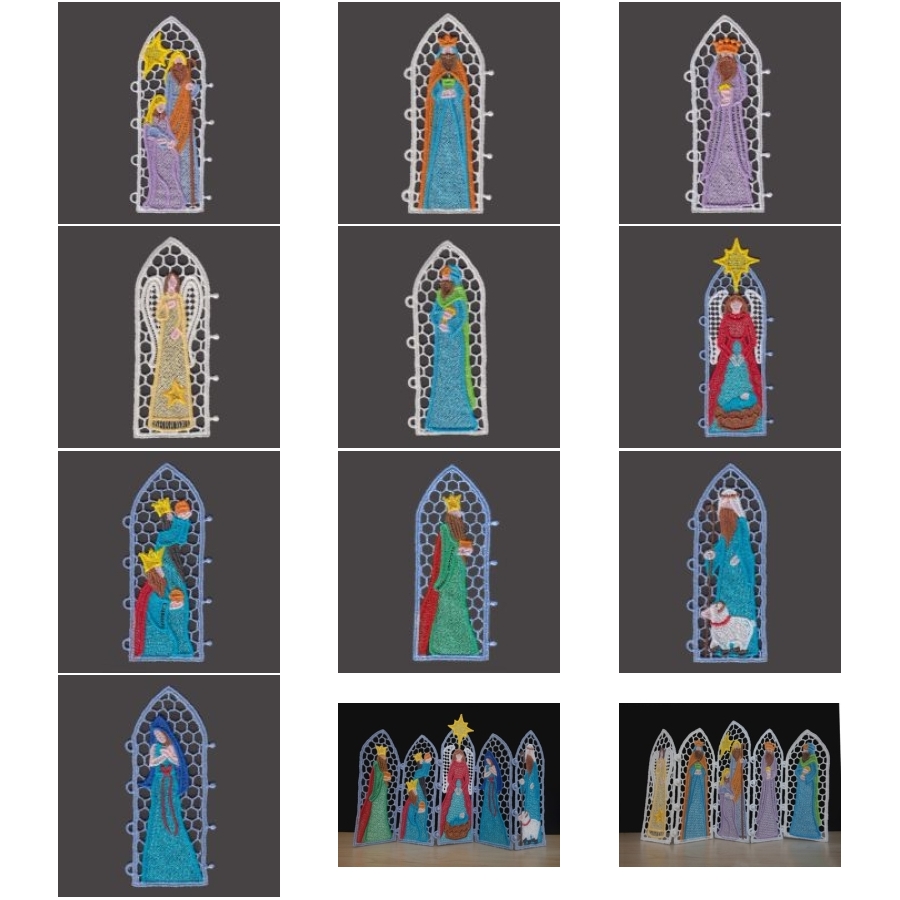 FSL Nativity Panel Screen 2 | OregonPatchWorks