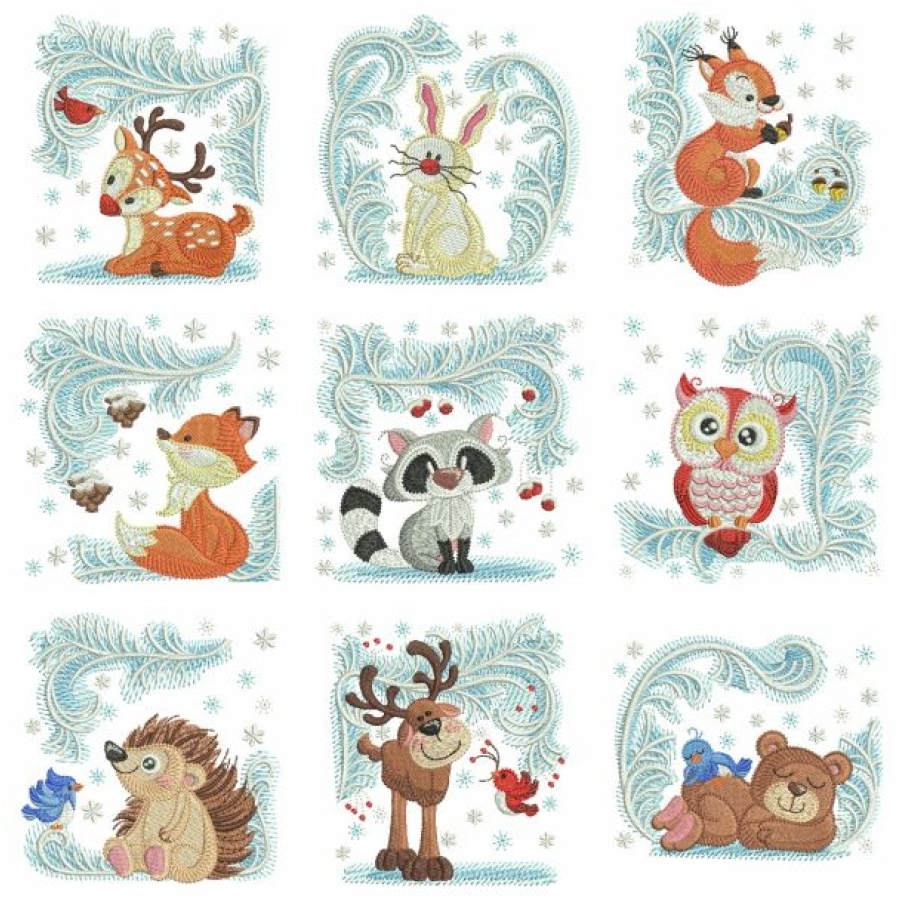 Winter Woodland Animals | OregonPatchWorks