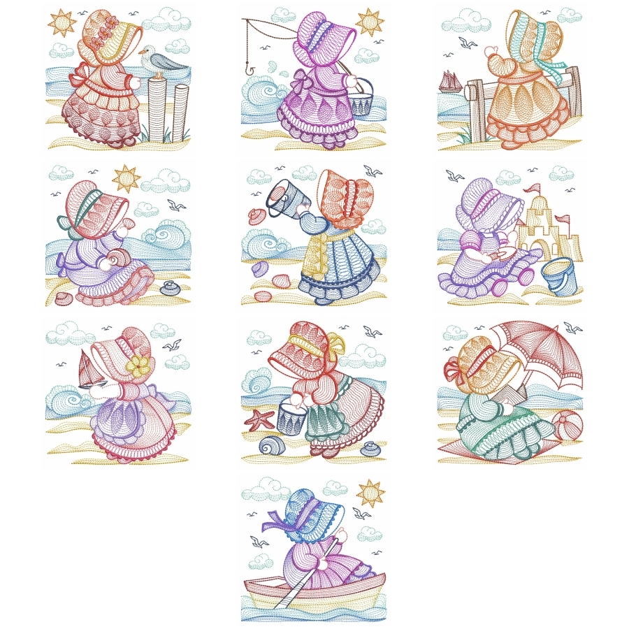 Summer Fun Sunbonnets | OregonPatchWorks