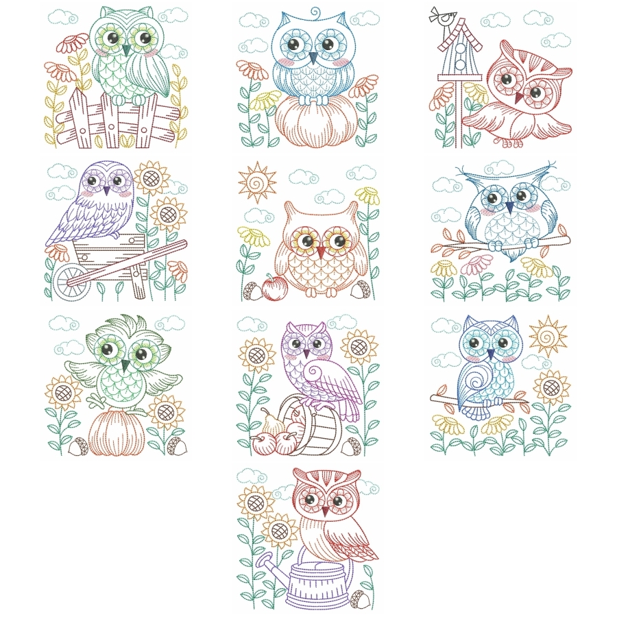 Vintage Owls 2 | OregonPatchWorks