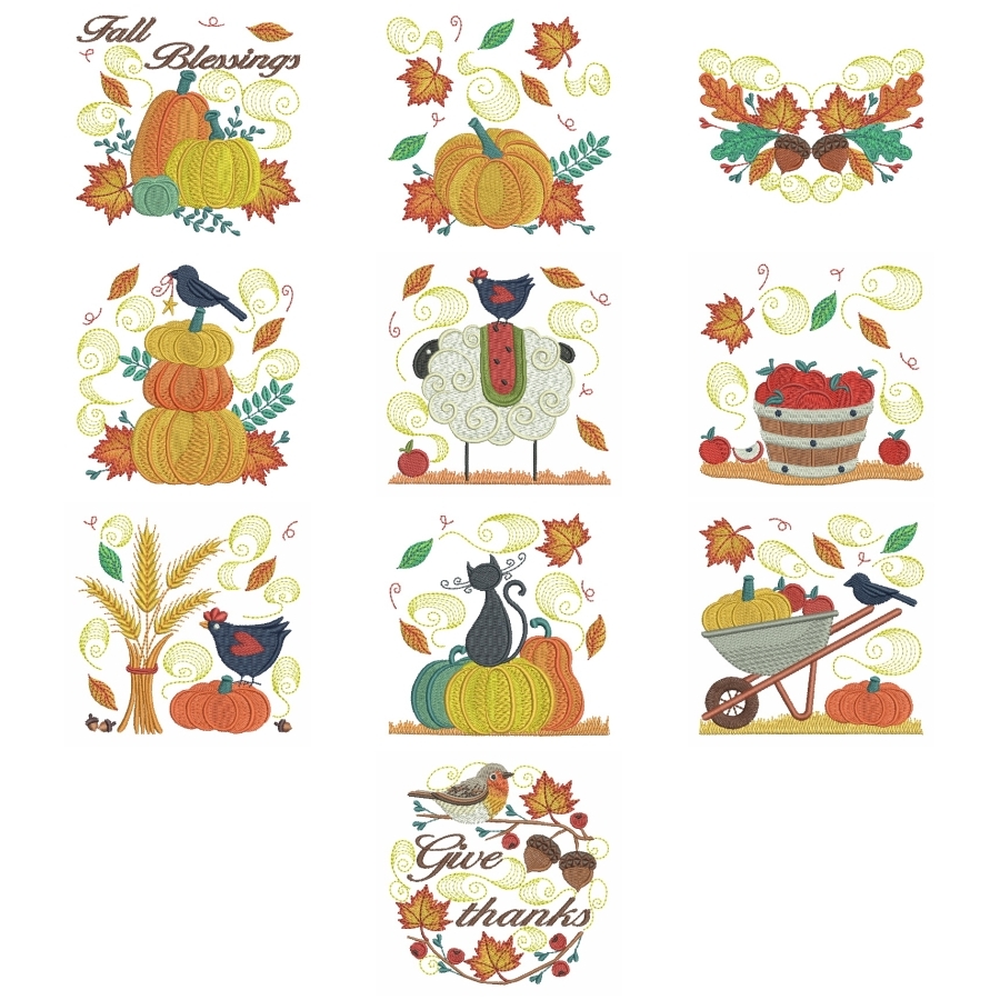 Fall Greetings 4 | OregonPatchWorks