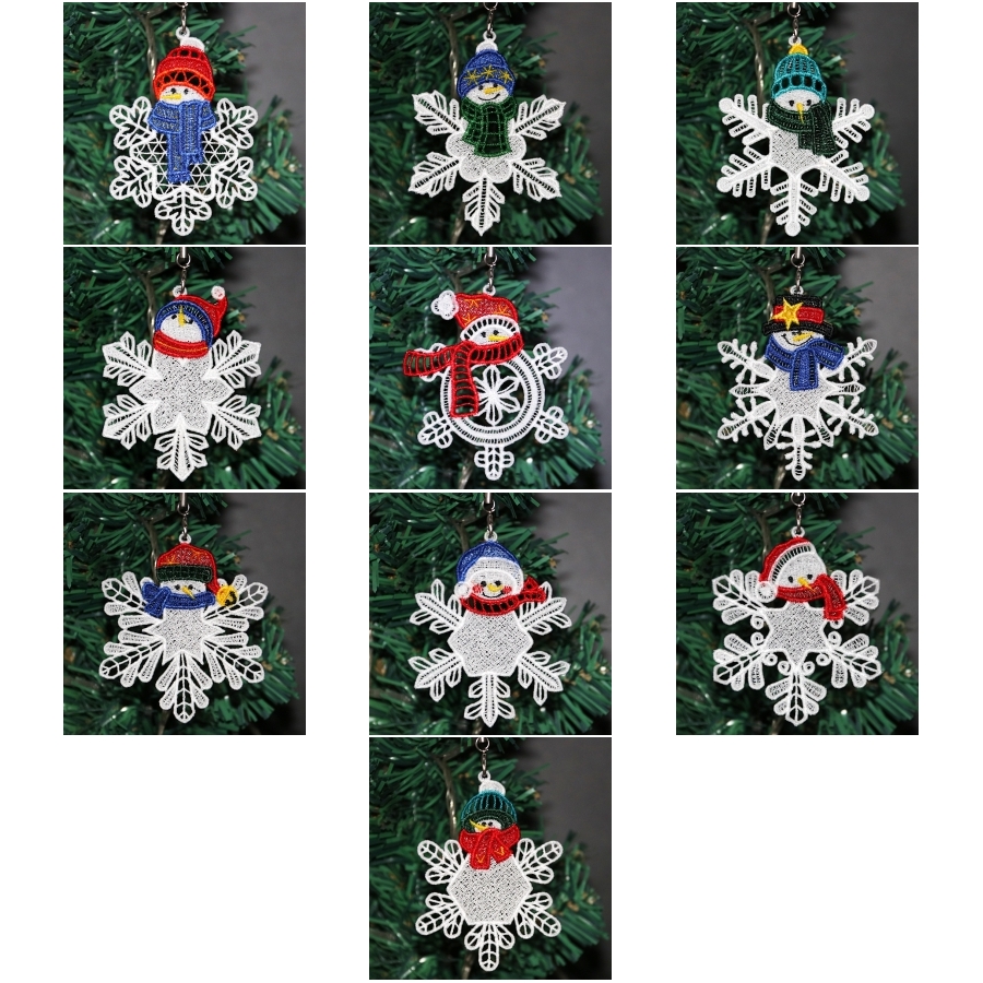 FSL Snowflake Snowman | OregonPatchWorks