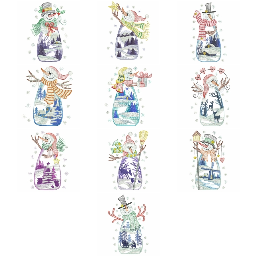 Snowman Scene | OregonPatchWorks