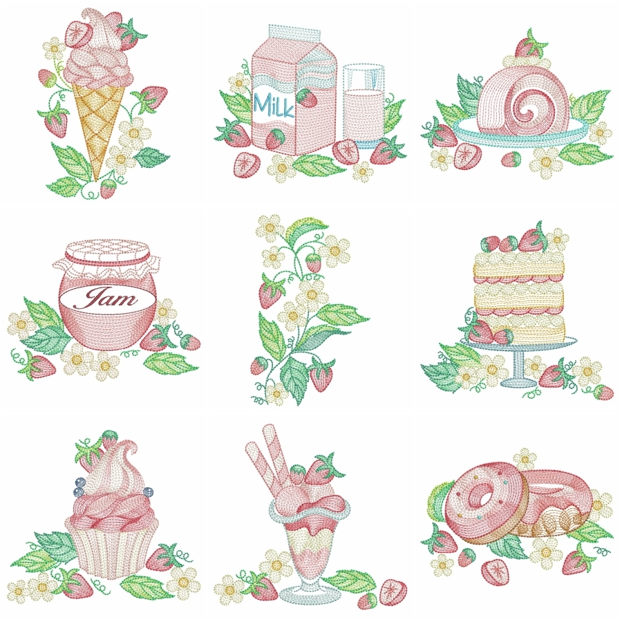 Yummy Strawberries 3 | OregonPatchWorks