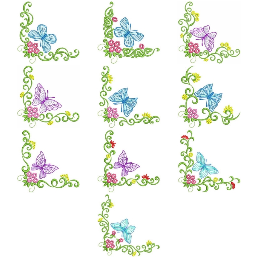 Heirloom Butterfly Corners | OregonPatchWorks