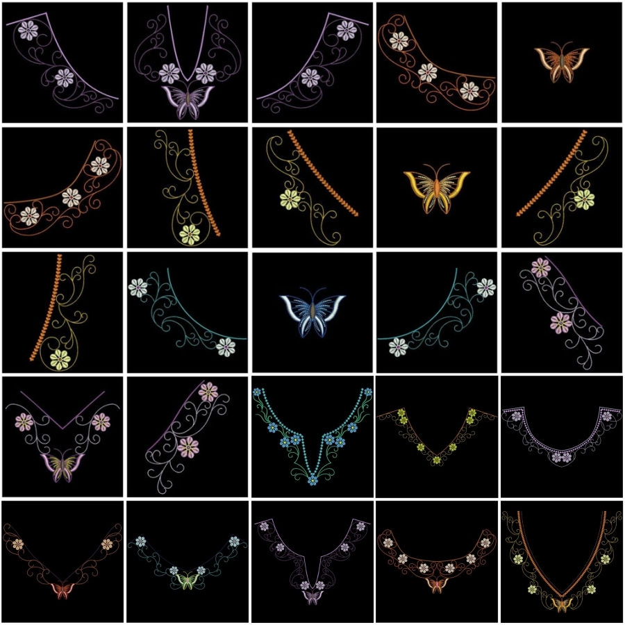 Decorative Necklines 2 | OregonPatchWorks