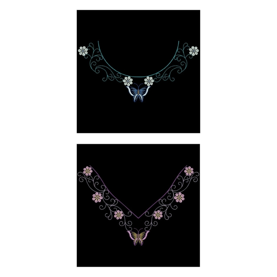 Decorative Necklines 2 | OregonPatchWorks