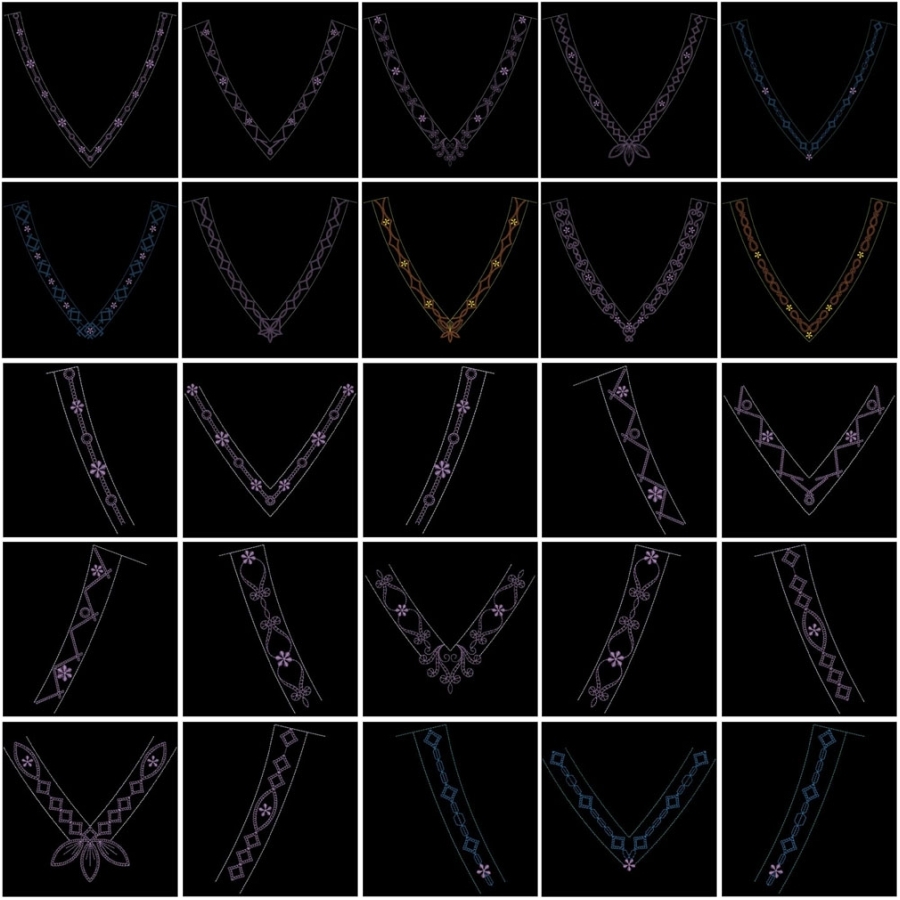 Decorative Necklines 4 | OregonPatchWorks