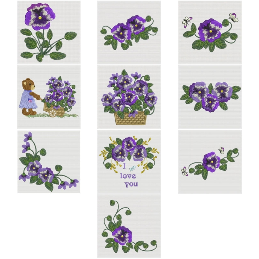 Pretty Pansy | OregonPatchWorks