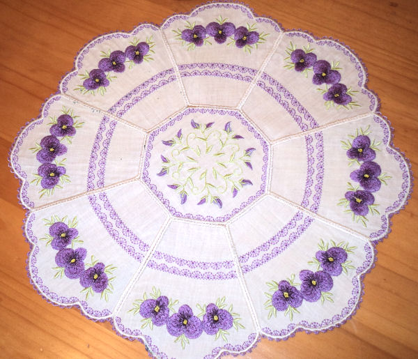 Fabric Doily Set 1