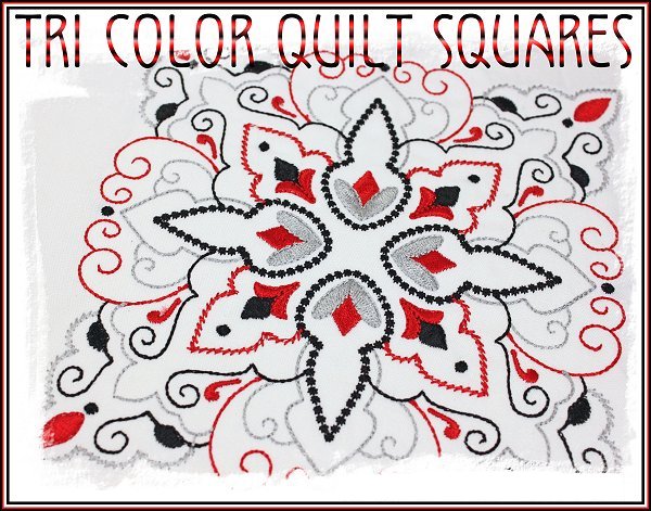 Tri Color Quilt Squares | OregonPatchWorks