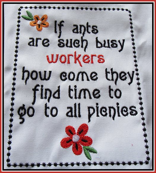 Ant Picnic Fun | OregonPatchWorks