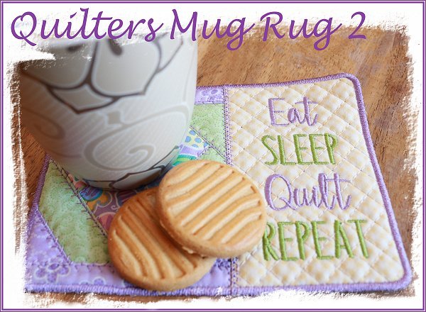 Quilters Mug Rug and Sayings Set 2