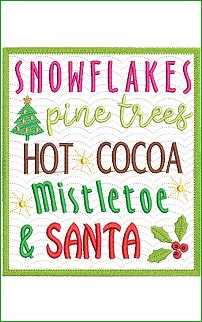 Christmas Fun Mug Rugs and Sayings | OregonPatchWorks