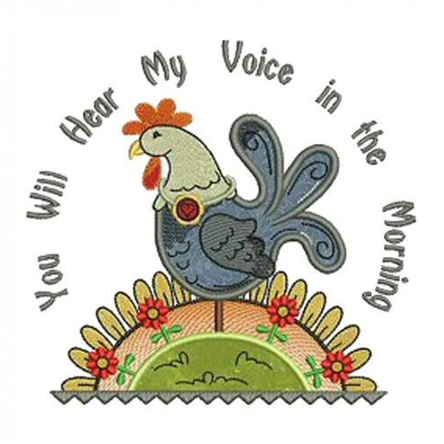 Applique Rooster | OregonPatchWorks