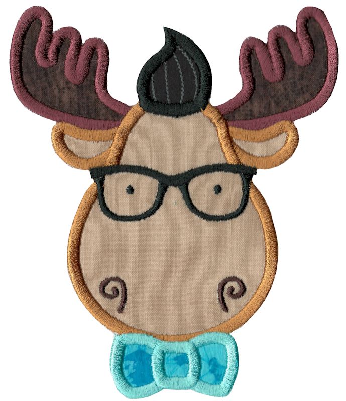 871 Hipster Animal Faces Applique | OregonPatchWorks