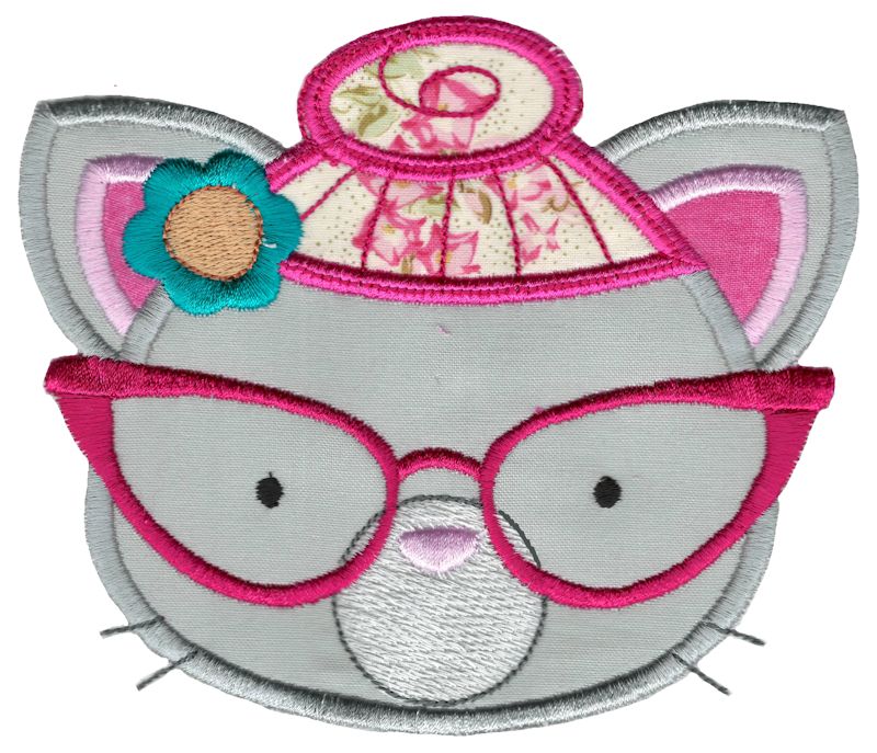 871 Hipster Animal Faces Applique | OregonPatchWorks