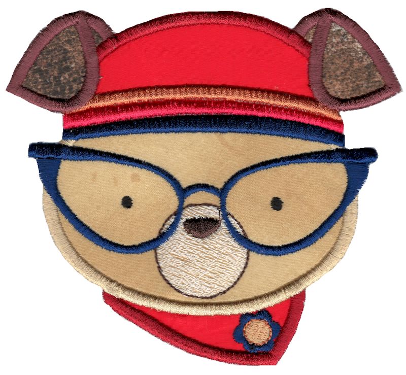 871 Hipster Animal Faces Applique | OregonPatchWorks