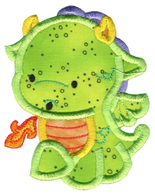 934 Dragons Applique | OregonPatchWorks