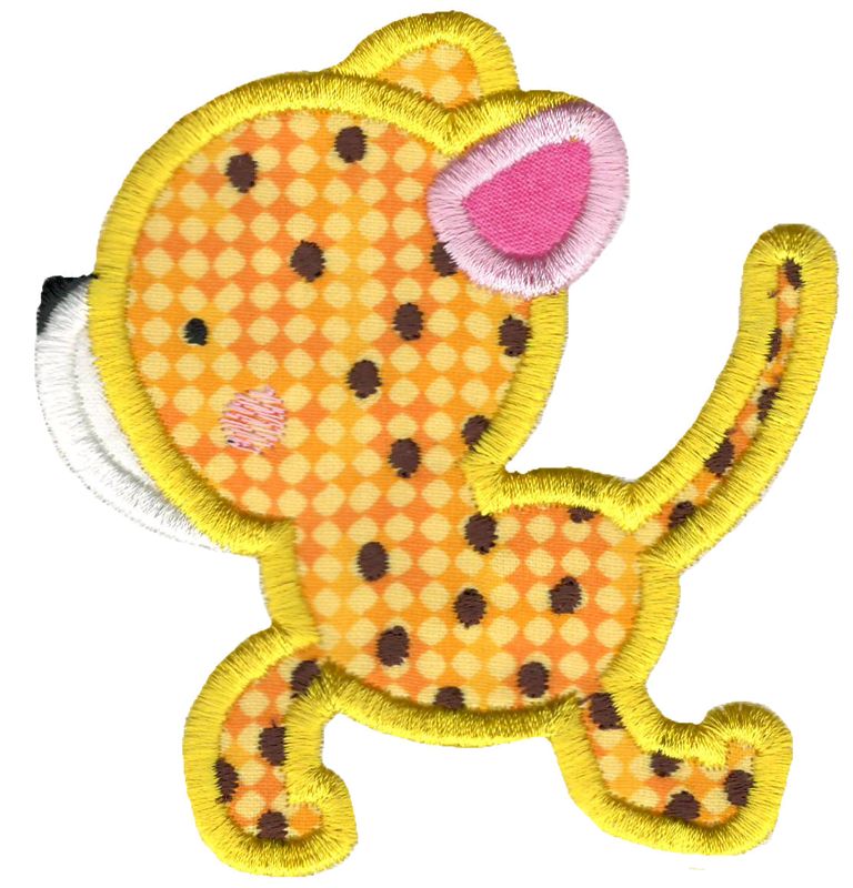 944 Jungle Animals Applique