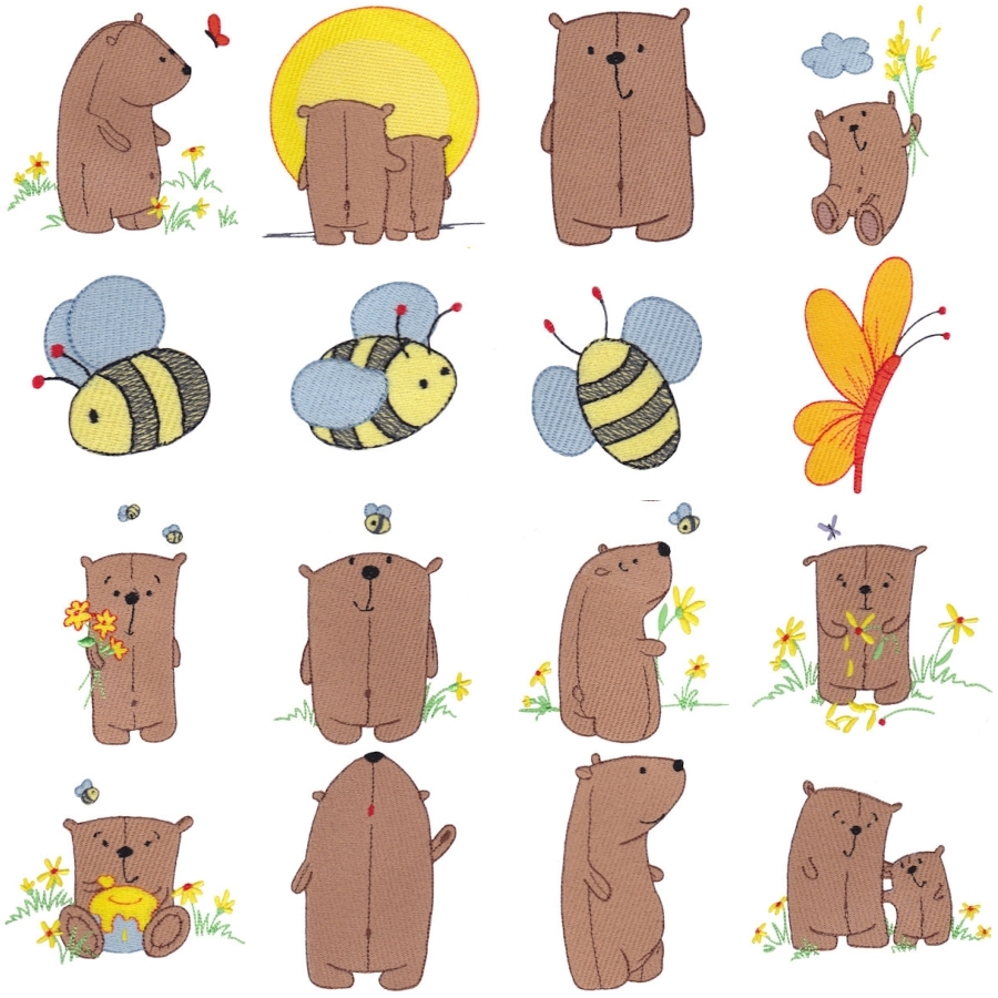 688 Daisy Bears | OregonPatchWorks