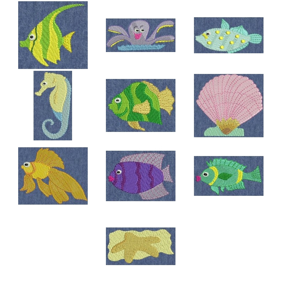 76 Fishies Of The Sea | OregonPatchWorks