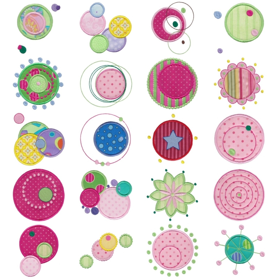 381 Lots of Dots Applique | OregonPatchWorks