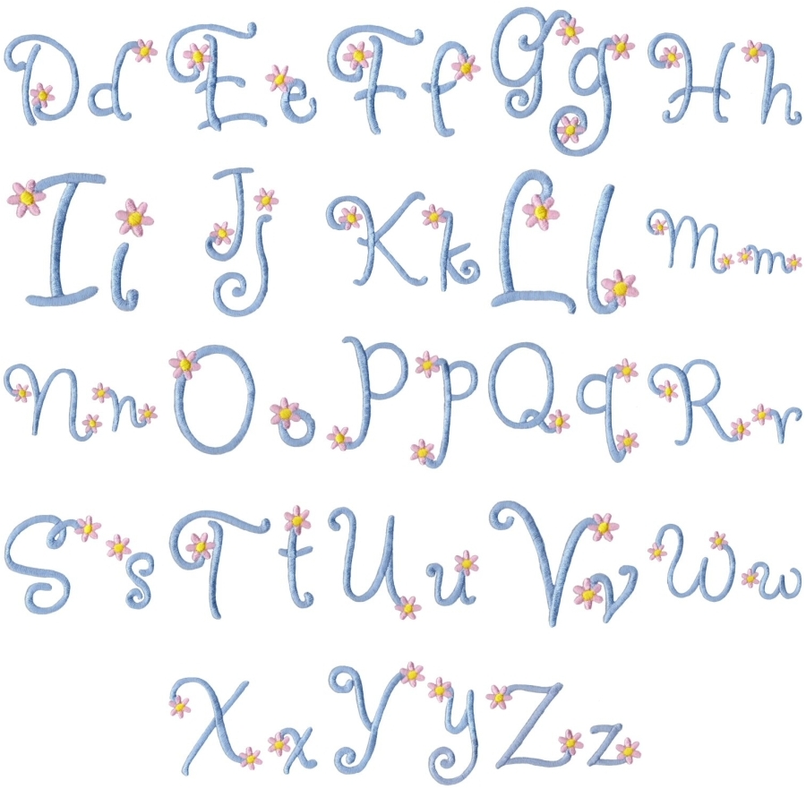 413 A Daisy Day Alphabet | OregonPatchWorks