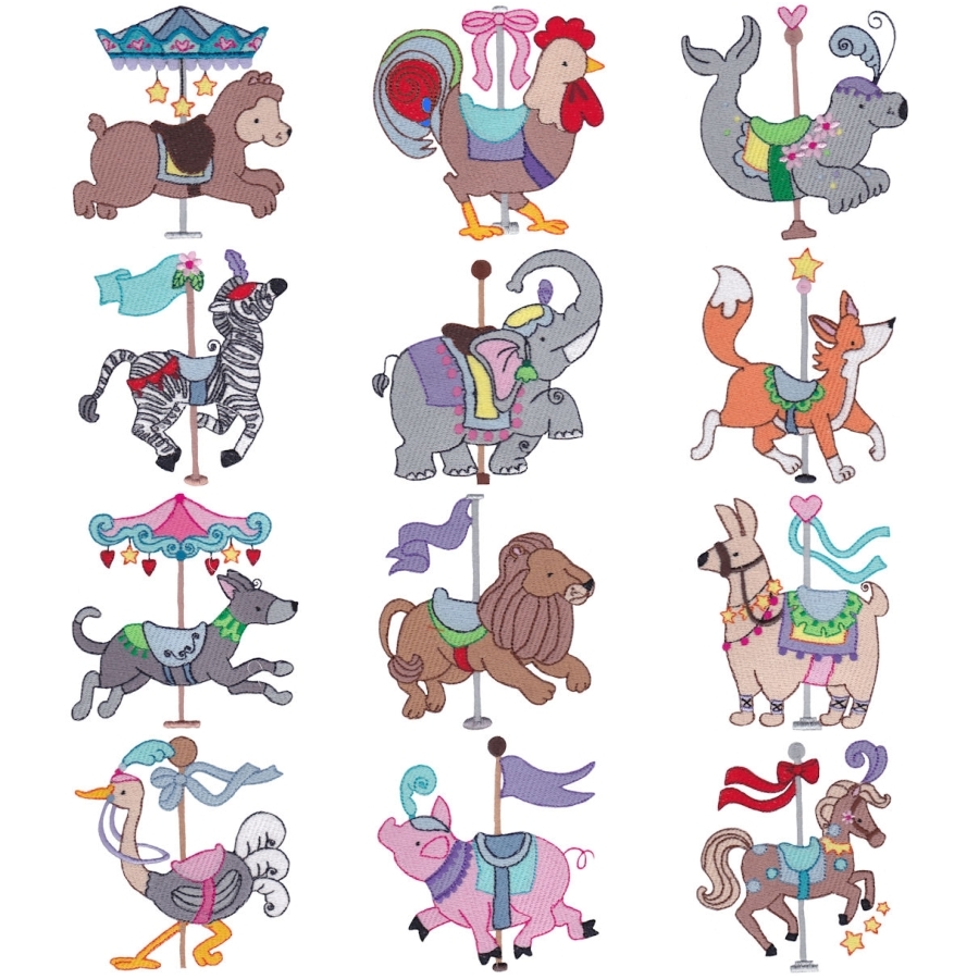 682 Carousel Animals | OregonPatchWorks