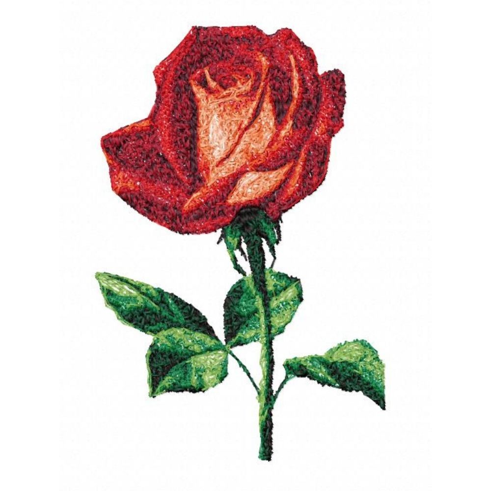 Sfumato Stitch Rose | OregonPatchWorks