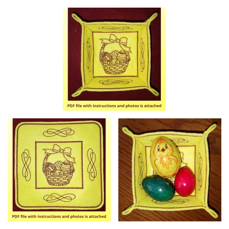 ITH Felt Project Snap Tray and Placemat 2 | OregonPatchWorks