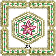 Elegant Christmas Table Runner | OregonPatchWorks