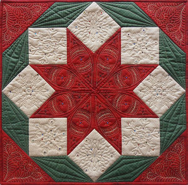 Quilted Christmas Star Table Setting | OregonPatchWorks