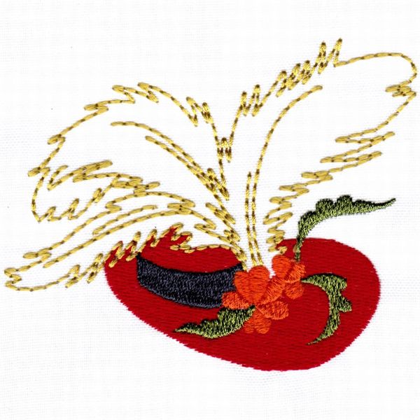 Elegant Hats with Feathers | OregonPatchWorks