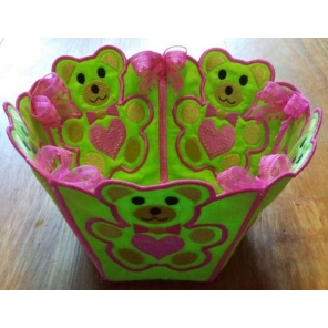 Teddy Bear Basket | OregonPatchWorks