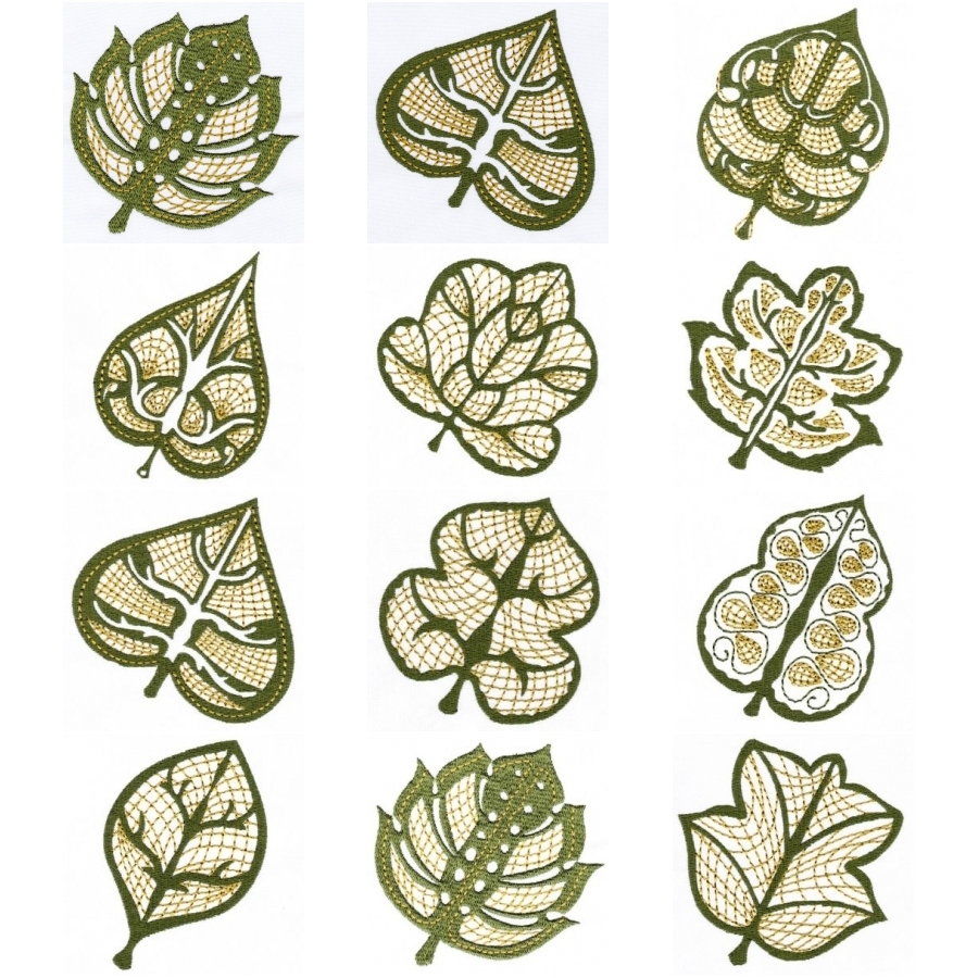 Swirly Leaves | OregonPatchWorks