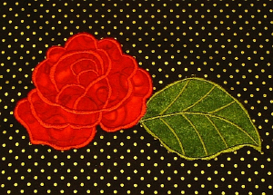 Applique Rose