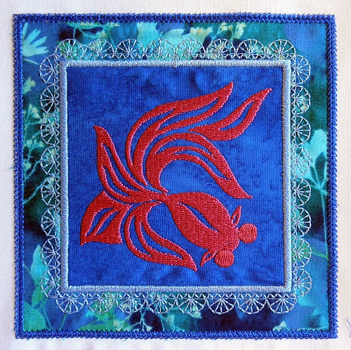 Applique Goldfish Fill Quilt Blocks | OregonPatchWorks