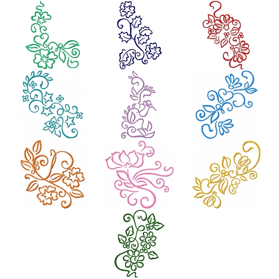 Art Deco Flowers | OregonPatchWorks