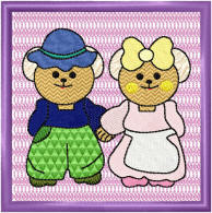 CUTE BEAR SQUARES 2 | OregonPatchWorks