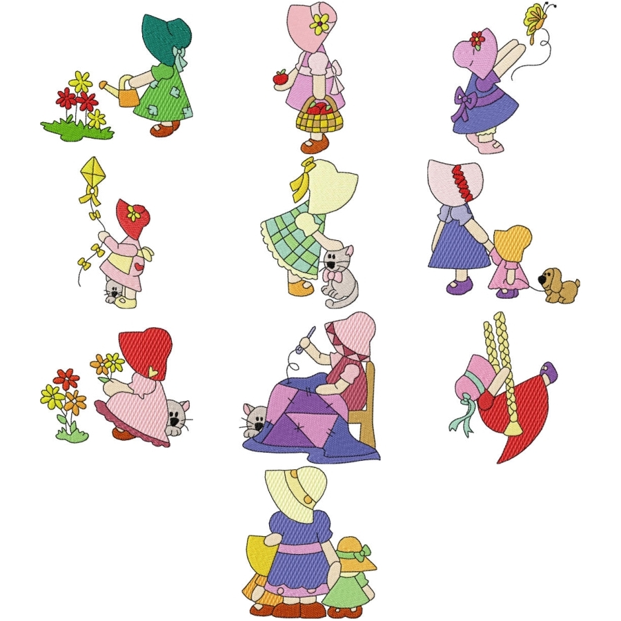 Full Stitch Baby Sunbonnets | OregonPatchWorks