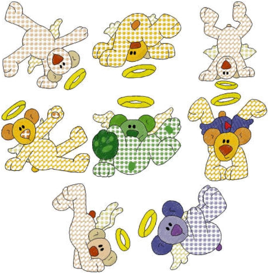 Tumbling Teddy Colour Lace | OregonPatchWorks