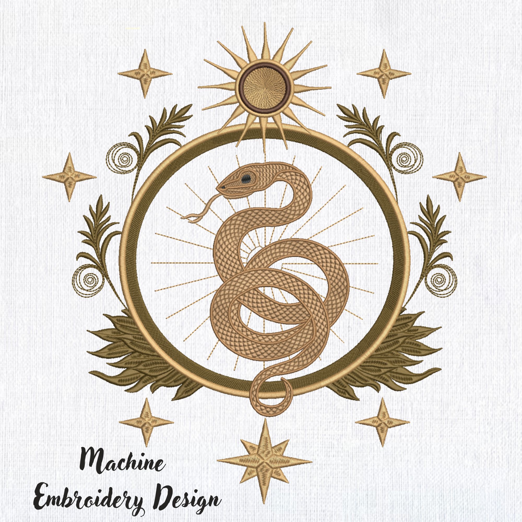 Magic Snake Sun and Stars